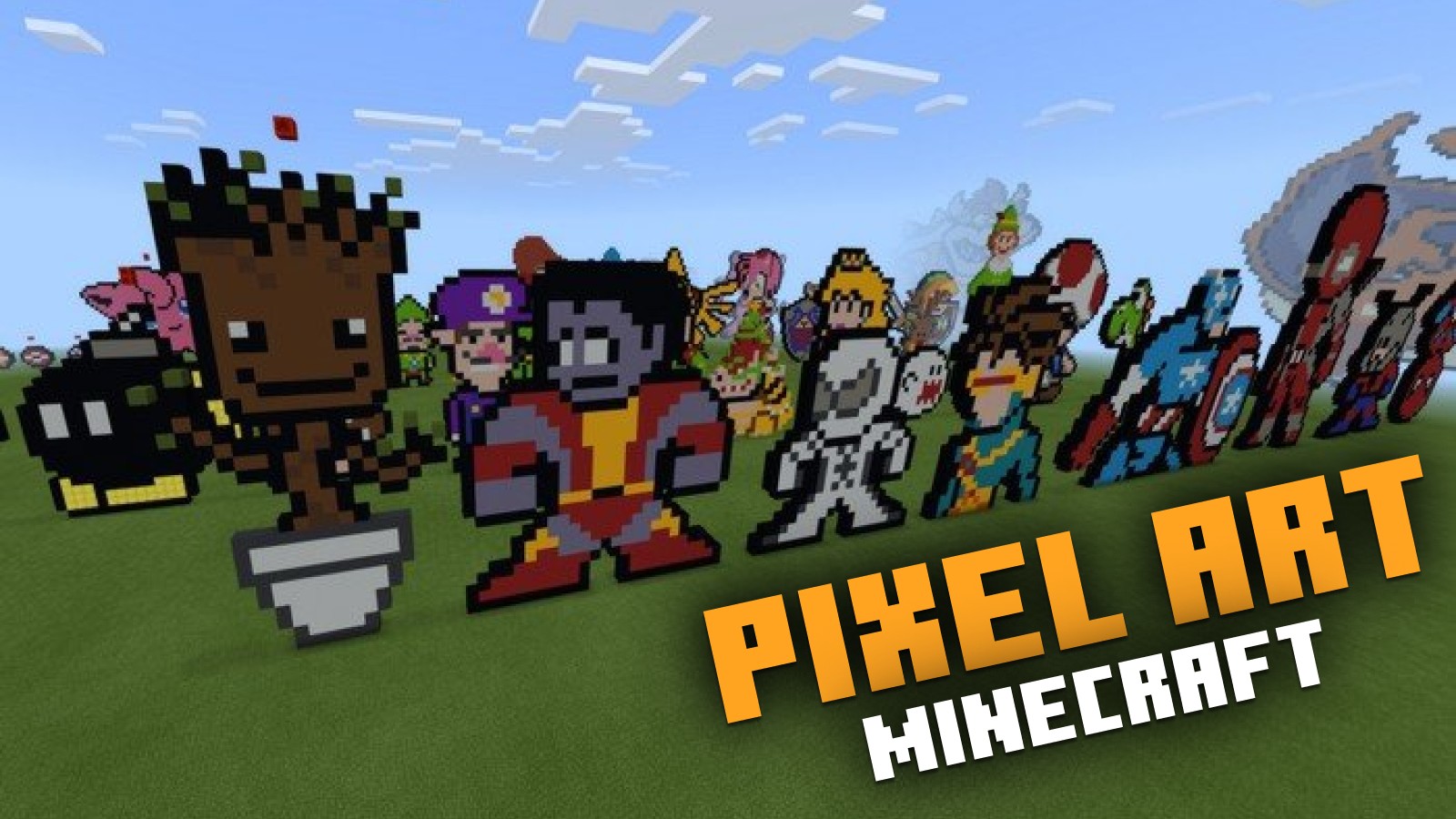 Create Amazing Pixel Art in Minecraft | Recess